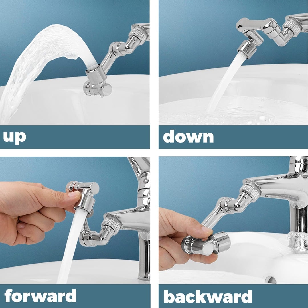 Faucet Extender Flexible - Kitchenware Crew Aquaspin Faucet Extender